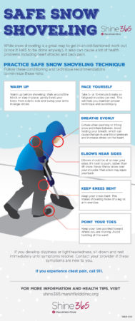 Shovel safely, reduce risk of heart attack | Shine365 from Marshfield Clinic
