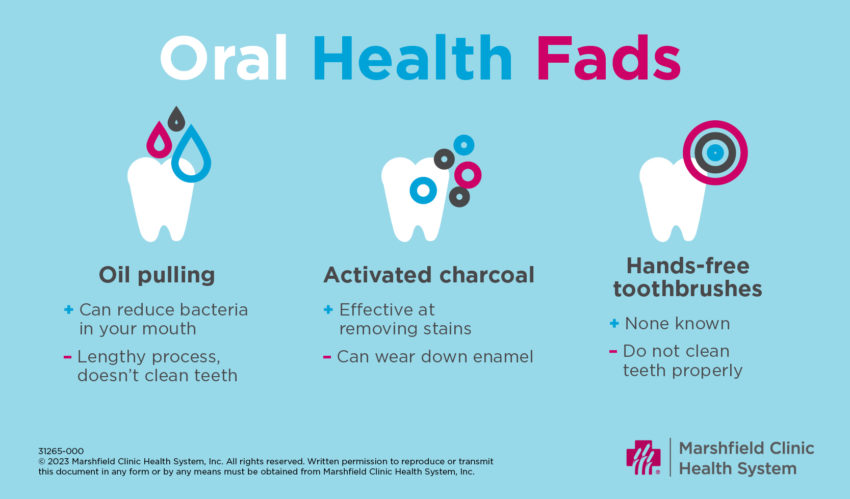 Oil pulling, charcoal toothpaste, bleaching: The latest teeth fads ...